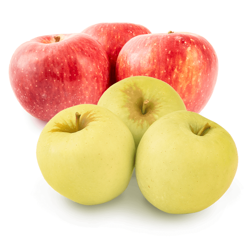 Cesta Manzana Golden y Manzana – FrutaMare